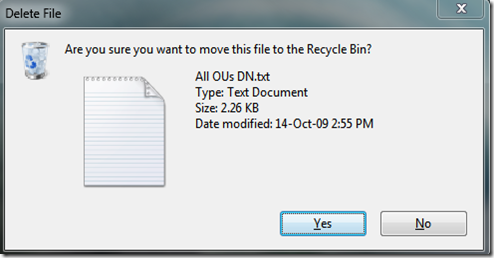 My Knowledge Base - IT: Tired of “Are you sure you want to move this ...